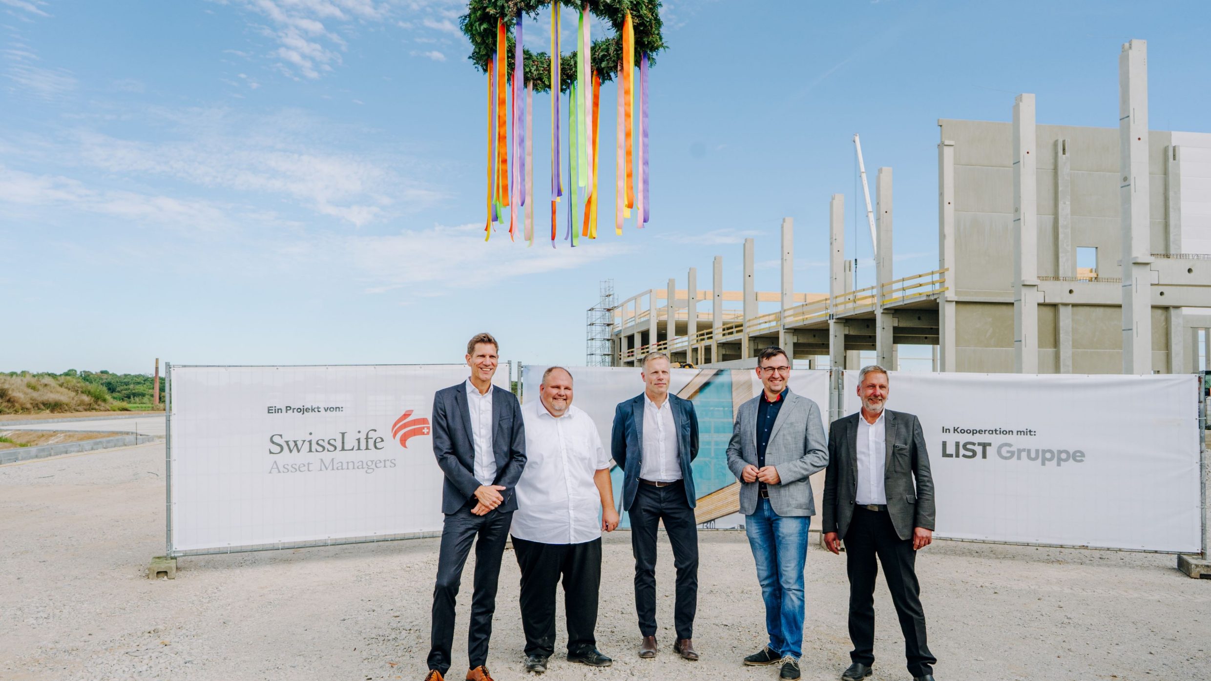 Swiss Life Asset Managers feiert Richtfest für Logistikzentrum in ...